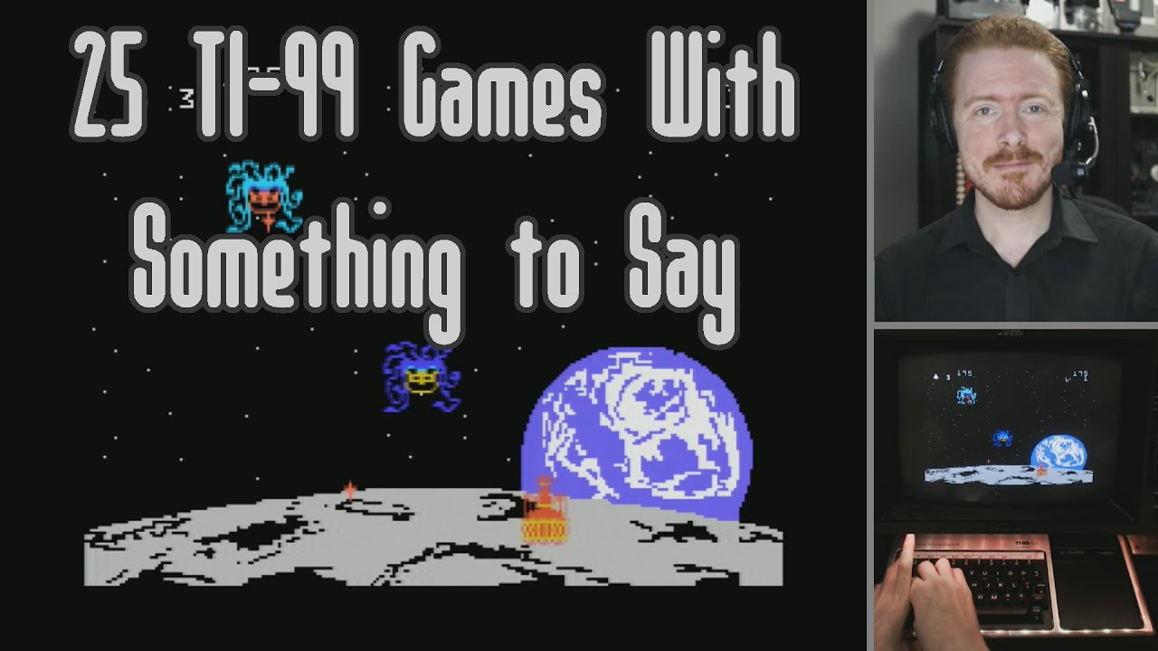 TI Talks: The Best and Worst TI-99/4A Voice Synth Games - YouTube