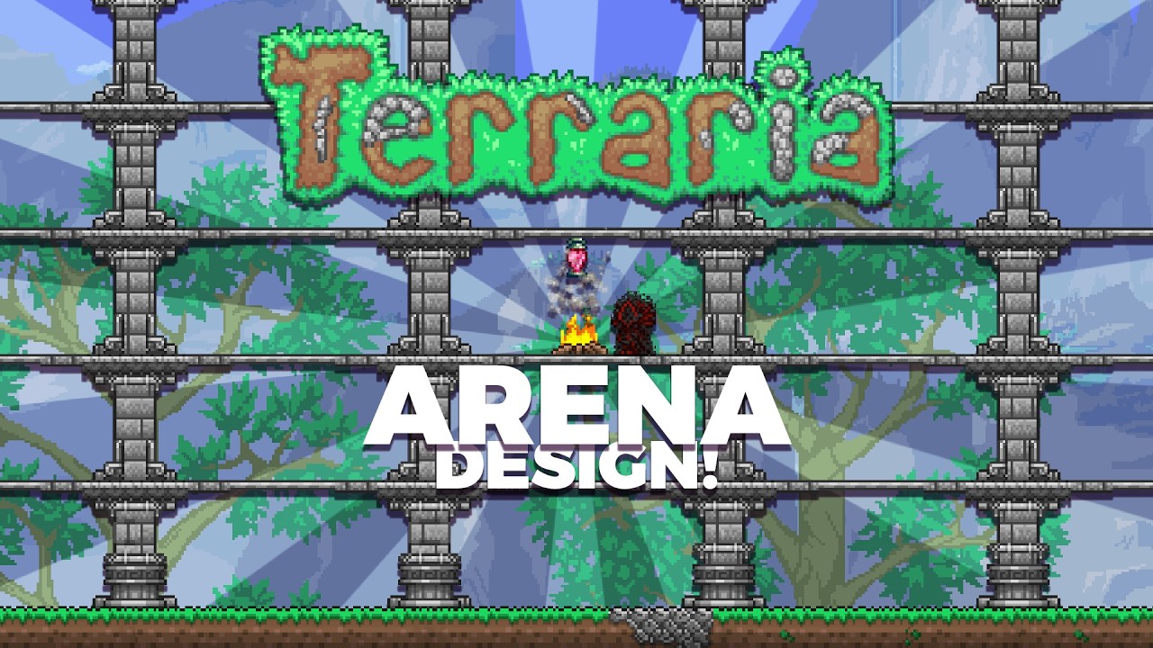 Using Tables to Build an Arena! | Terraria Designing! - YouTube