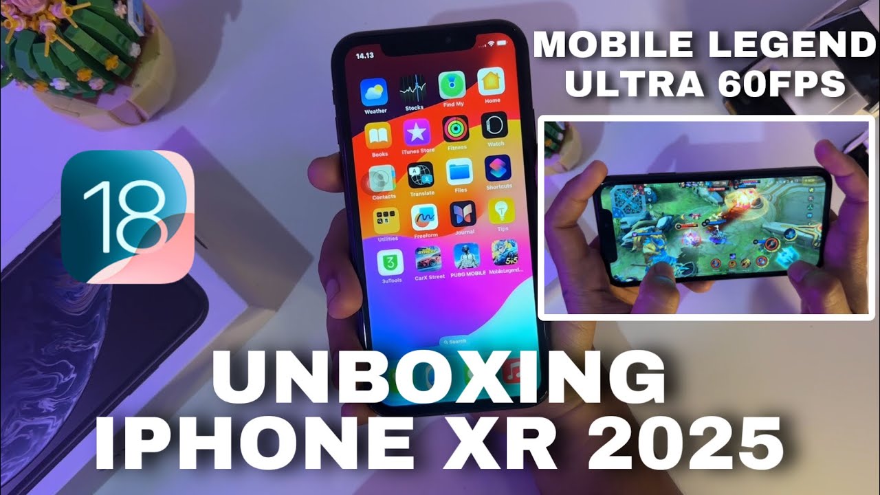 Unboxing Lagi iPhone XR Test Game Mobile Legend di 2025 Highest ...