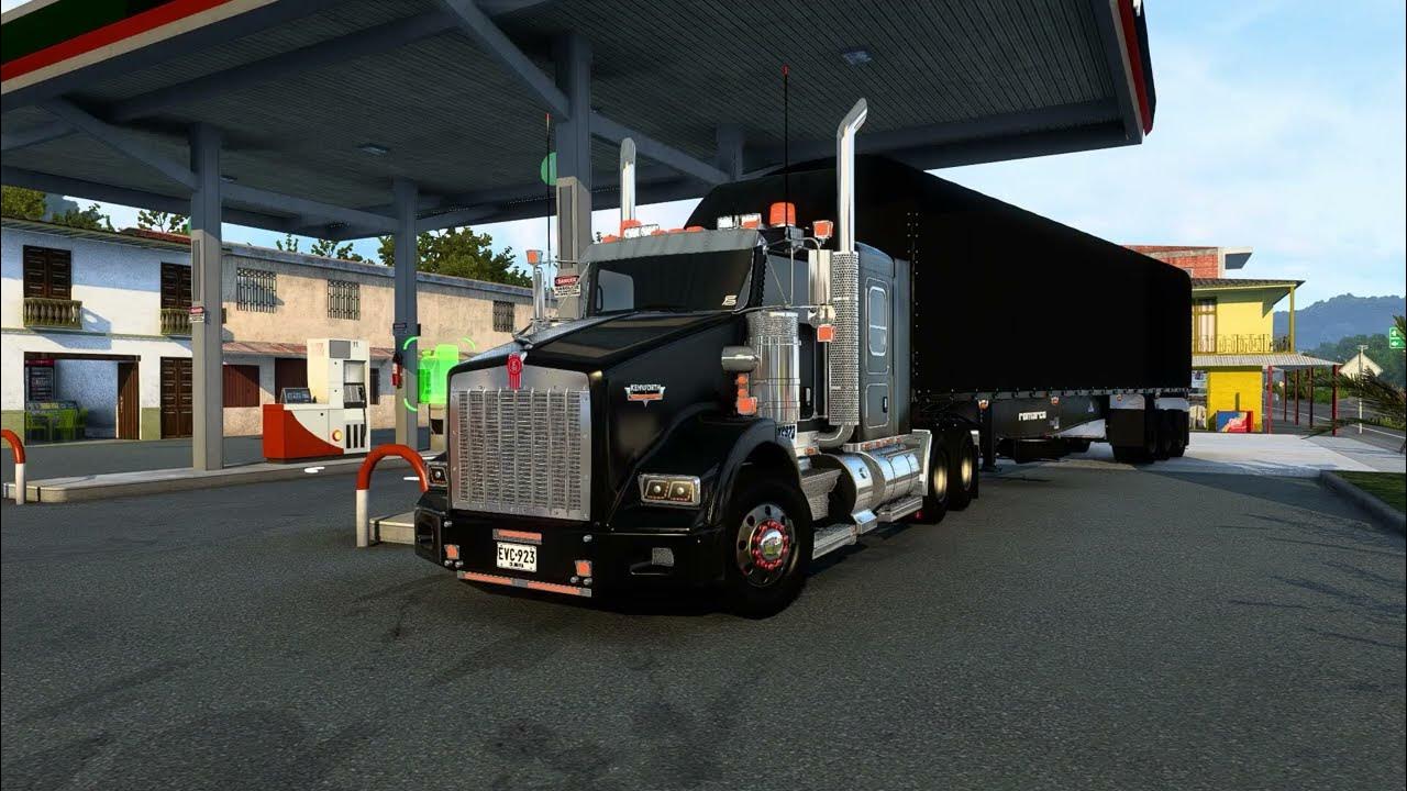 DE LA PINTADA HACIA SANTA BARBARA🌟KENWORTH T800 MODULAR 🚛TRAILER ...