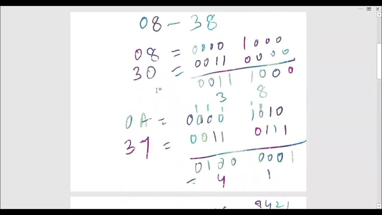 Assembly Language Programming 8085: Binary to ASCII - YouTube