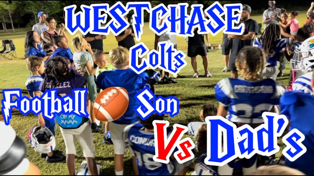 Dad Challenge 9U Football Son to Head to Head Tackle Drill - YouTube