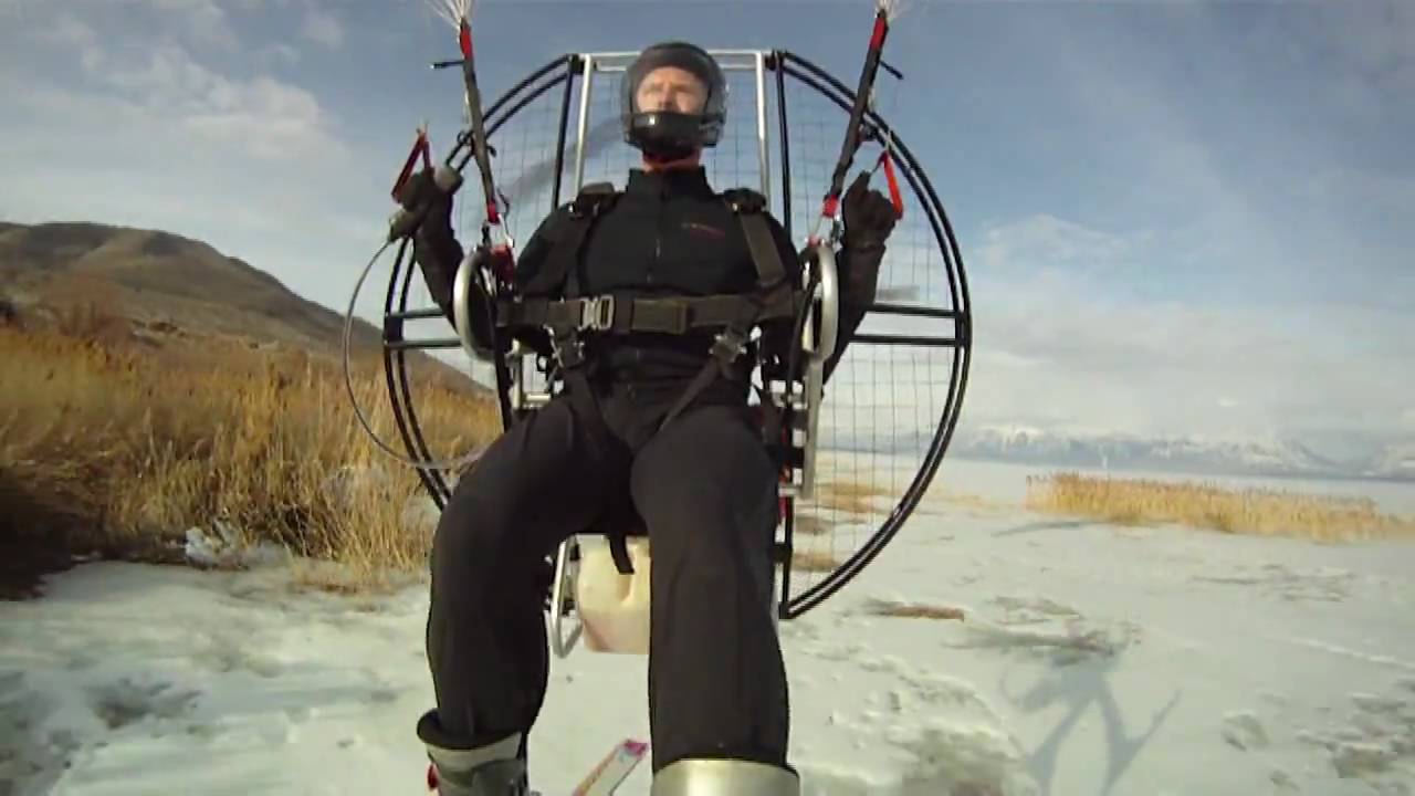 World's Quietest Paramotor!!! Flat Top 120 Powered Paraglider Makes ...