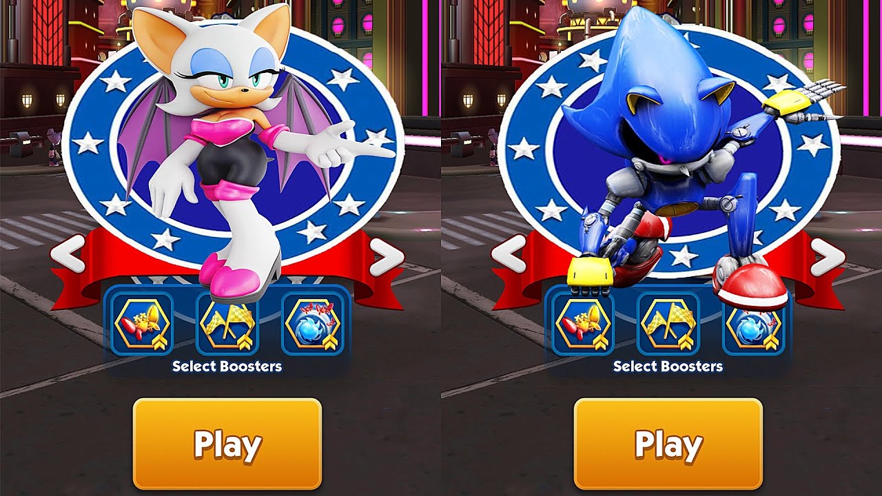 Sonic Prime Dash - Rouge Sonic vs Metal Sonic | All Characters Unlocked ...