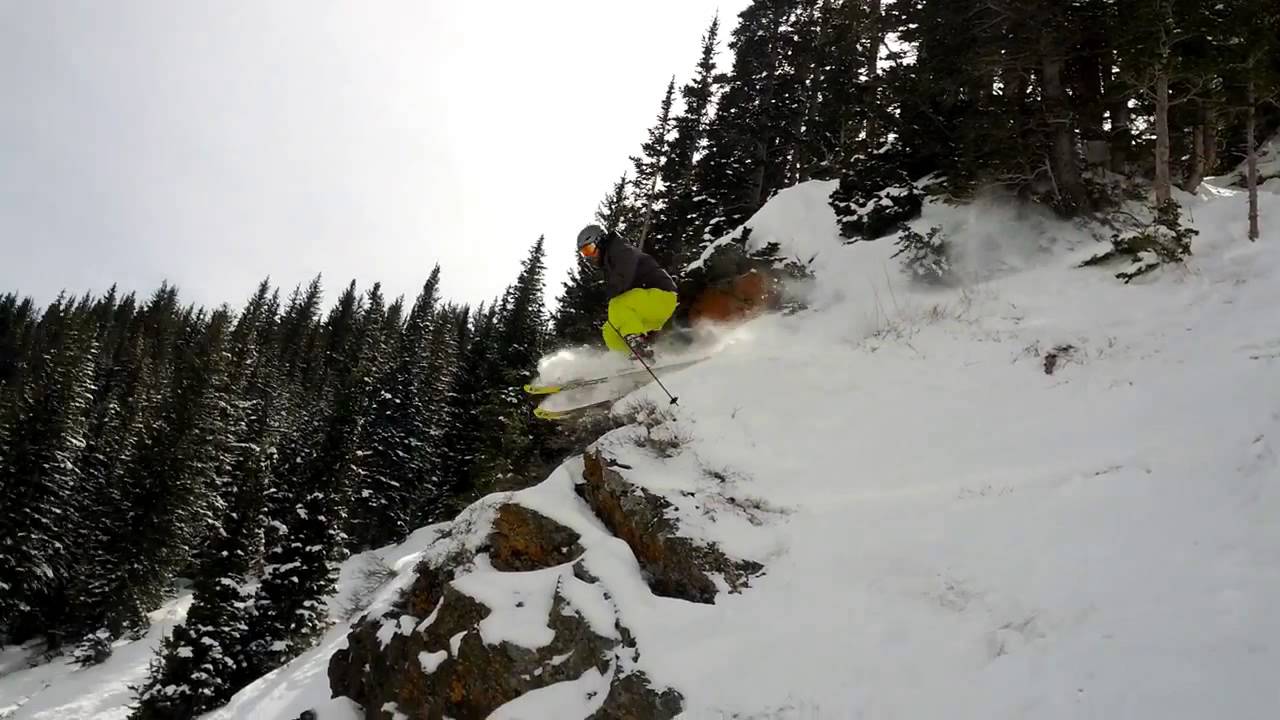 Jupiter Bowl Cliff Drop - PCMR 3/25/15 - YouTube