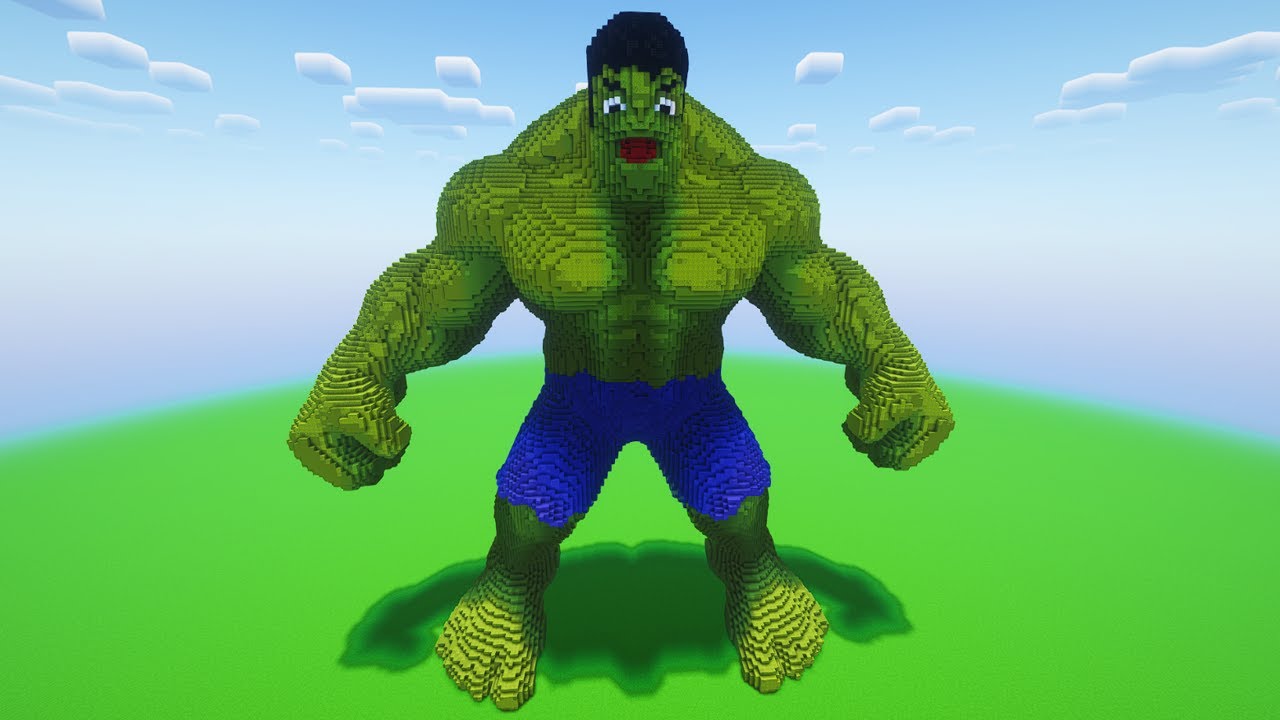 Minecraft Hulk Statue ( Download) - YouTube