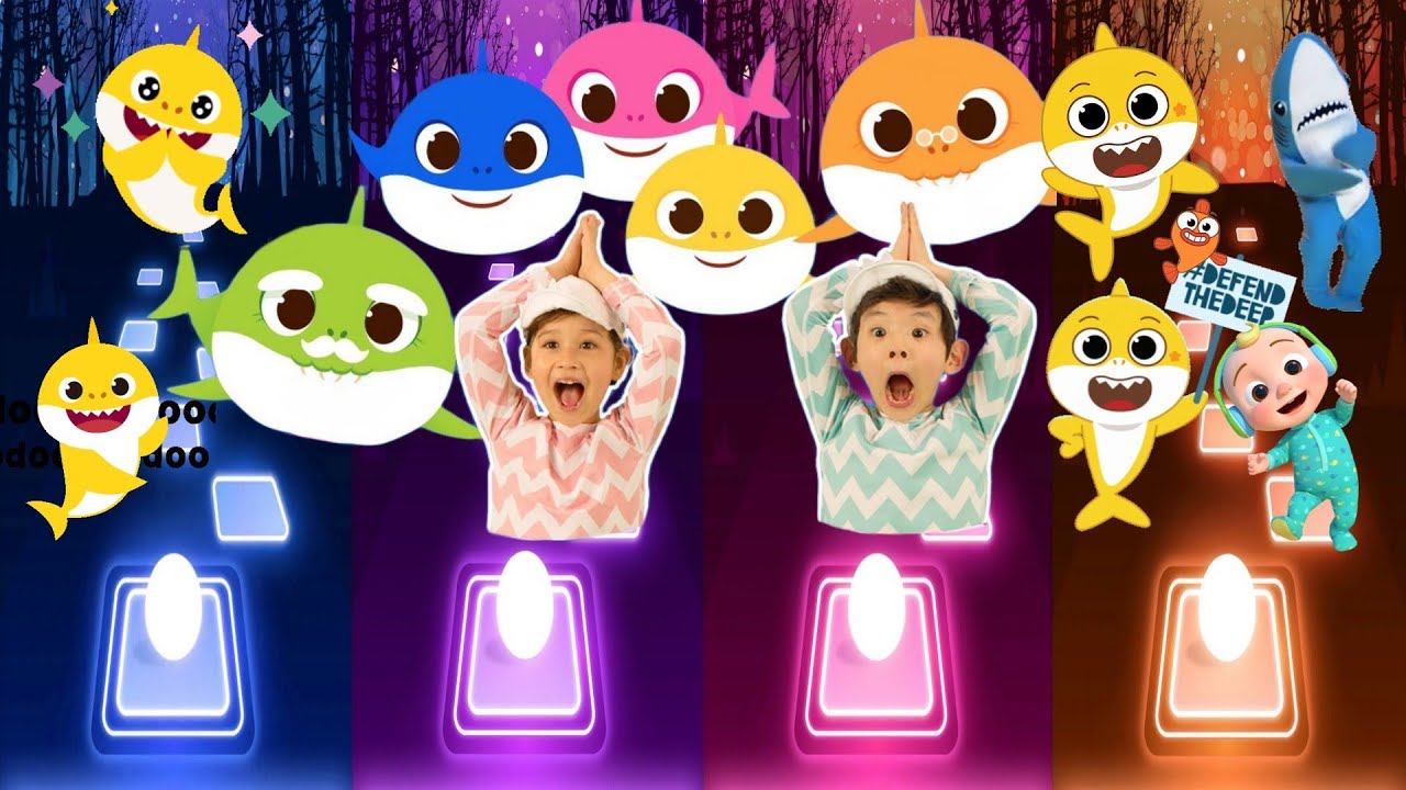 baby shark doo doo doo doo Tiles Hop Dance Music Games - YouTube