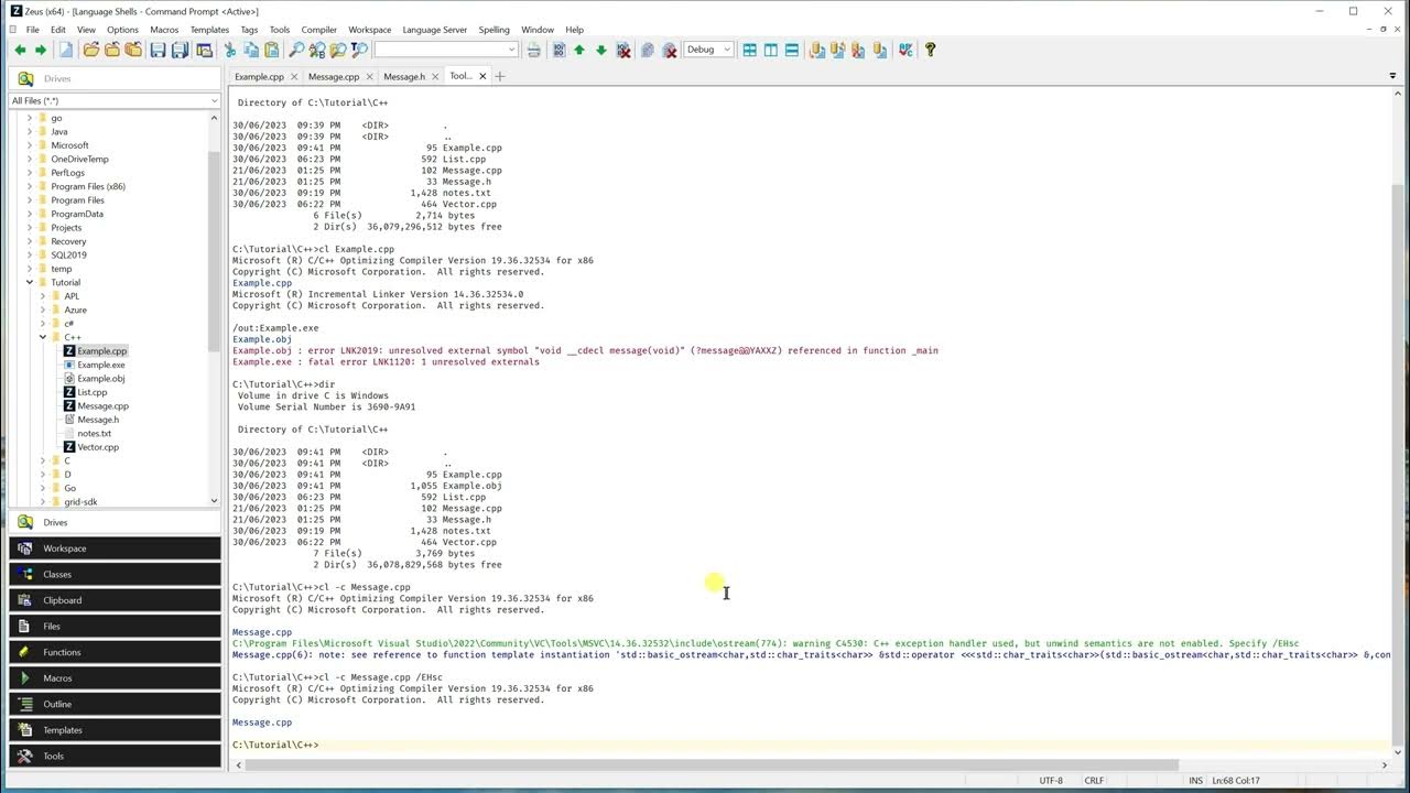 Beginners Guide to C++ Compiling and Linking - YouTube