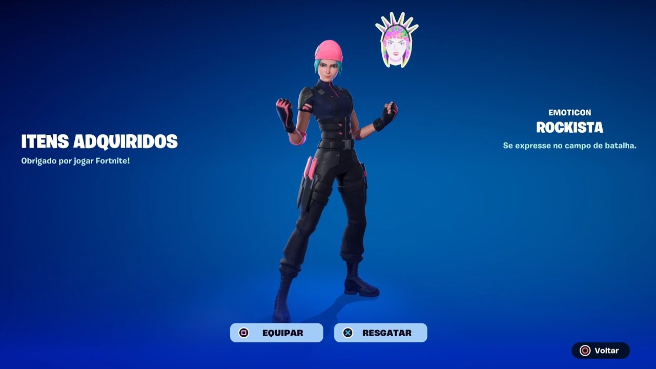 NOVO EMOTICON ROCKISTA DA FNCS! - YouTube