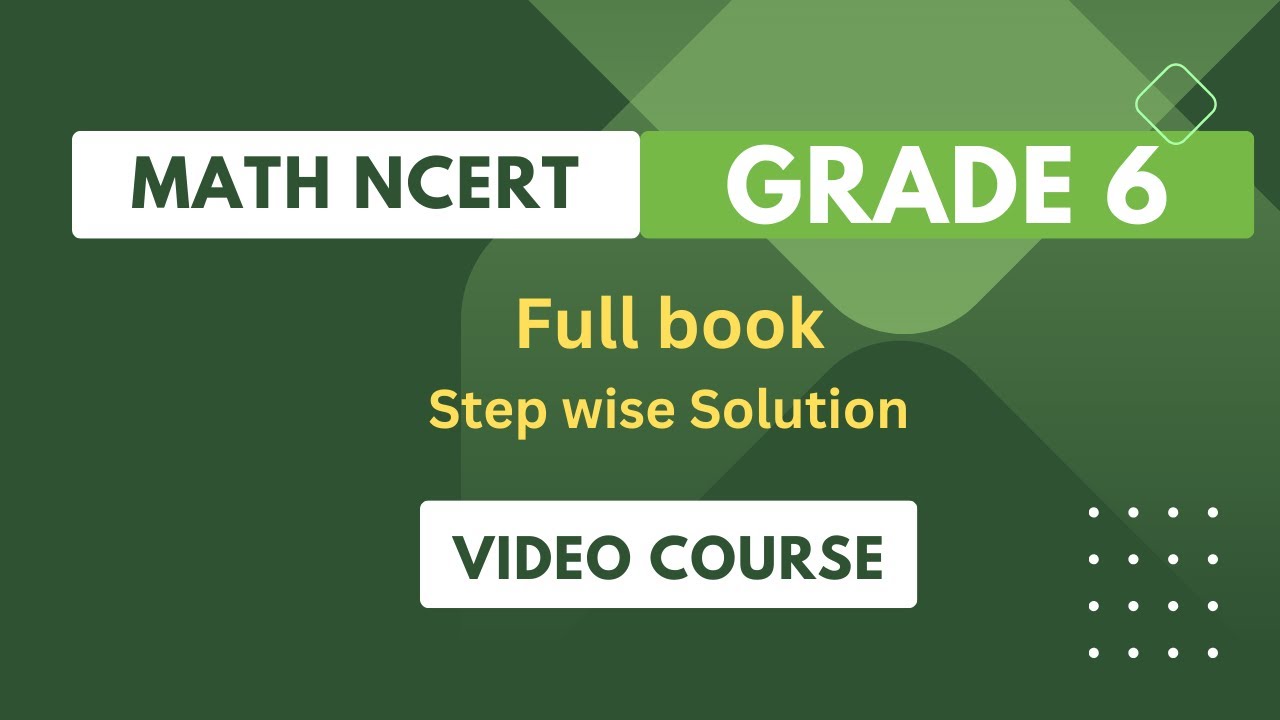 Math class 6 (VI) NCERT Chapter - 1 Knowing your Numbers (Step wise ...