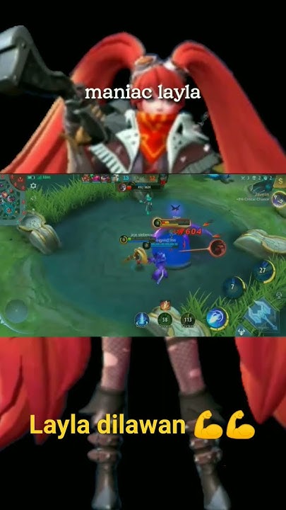 MANIAC LAYLA !! item tersakit layla 2023 !! mobile legends #layla #shorts - YouTube