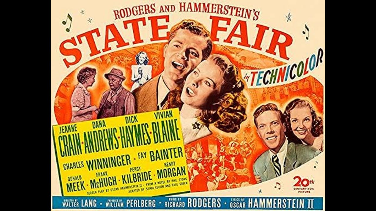 State Fair 1945 Dana Andrews Jeanne Crain Fay Bainter Dick Haymes ...