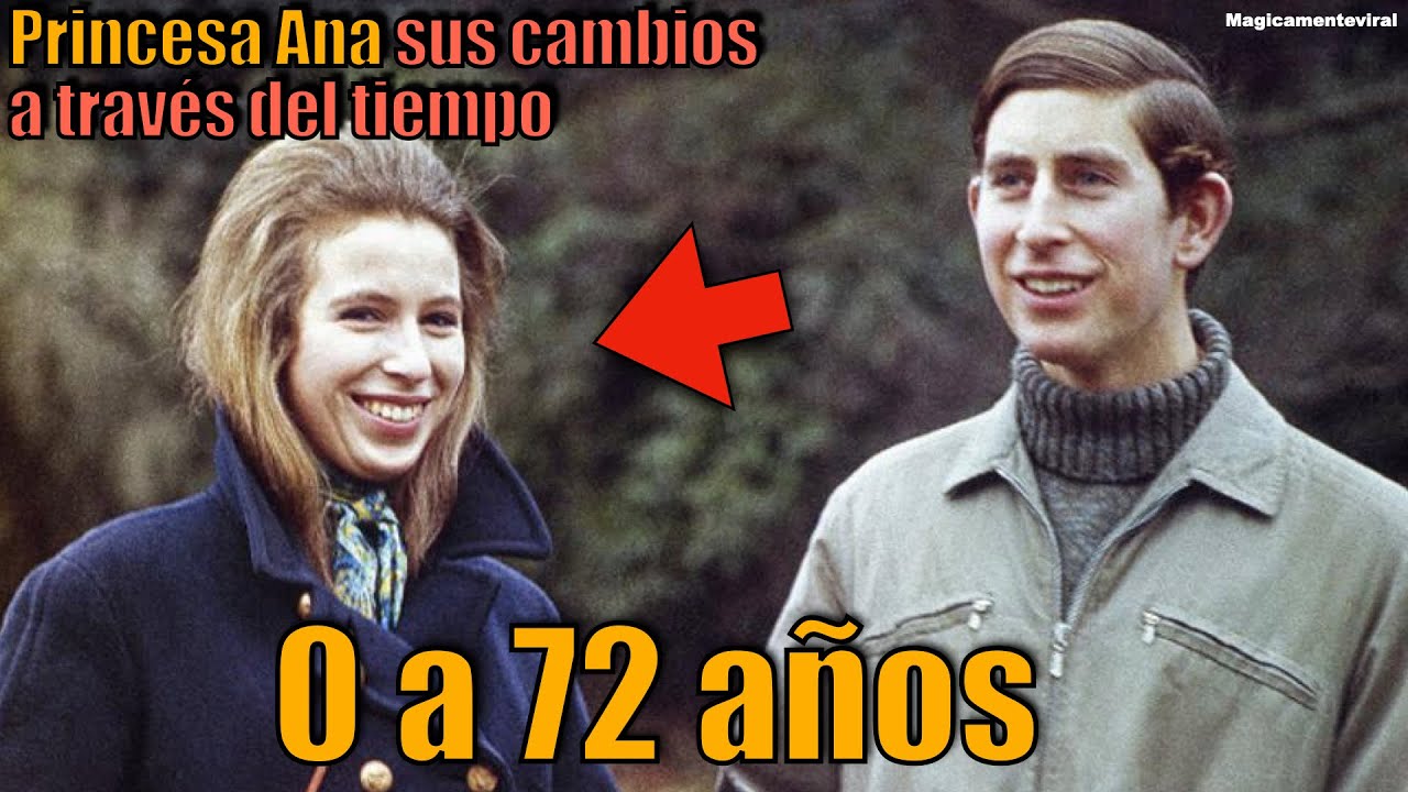 Princesa Ana transformación de 0 a 72 años Única Hija De La Reina ...