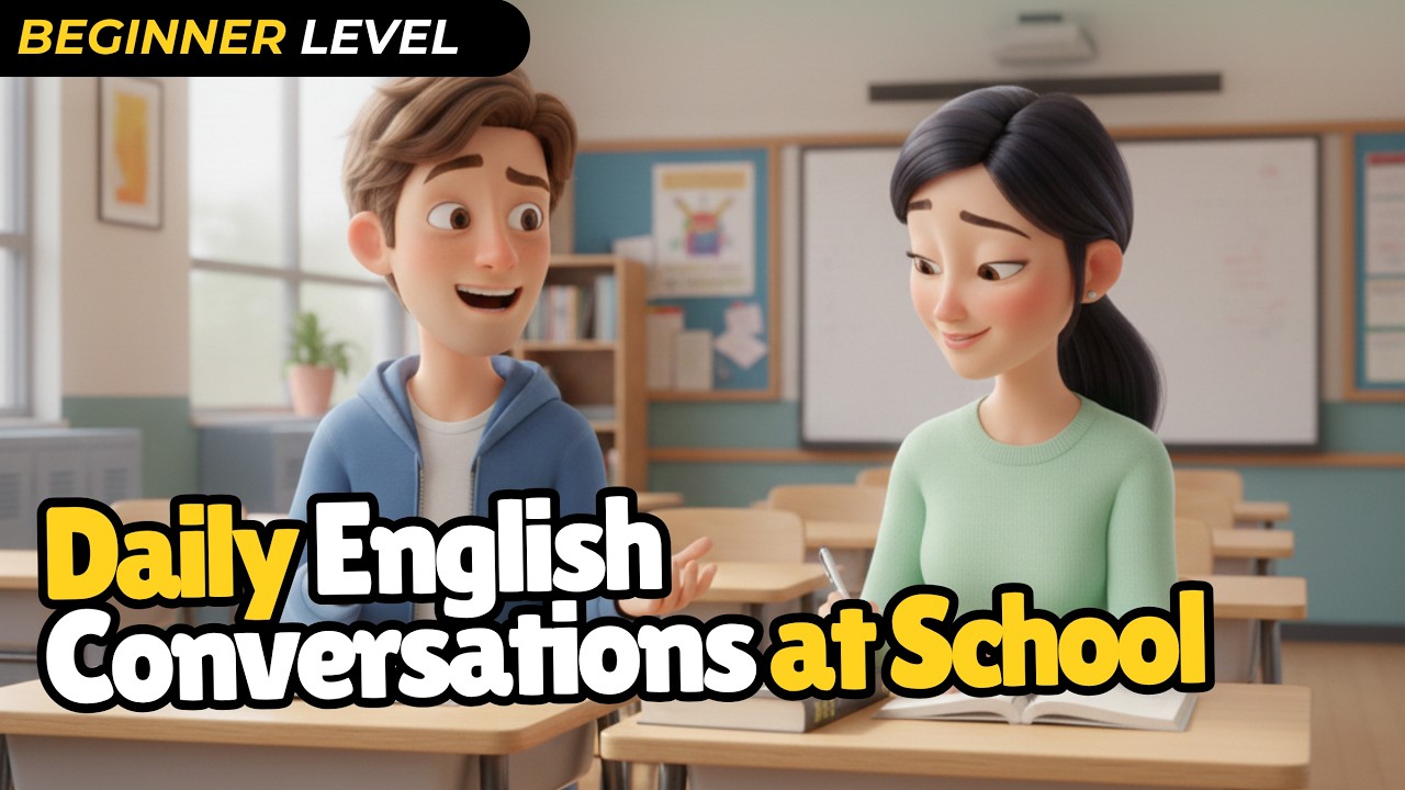 Daily Student Conversations (A2 Level) | Easy English Listening for ...