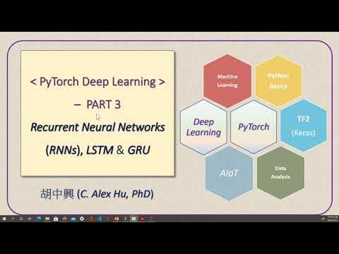 PyTorch Deep Learning - PART 3 - Recurrent Neural Networks (RNNs), LSTM ...