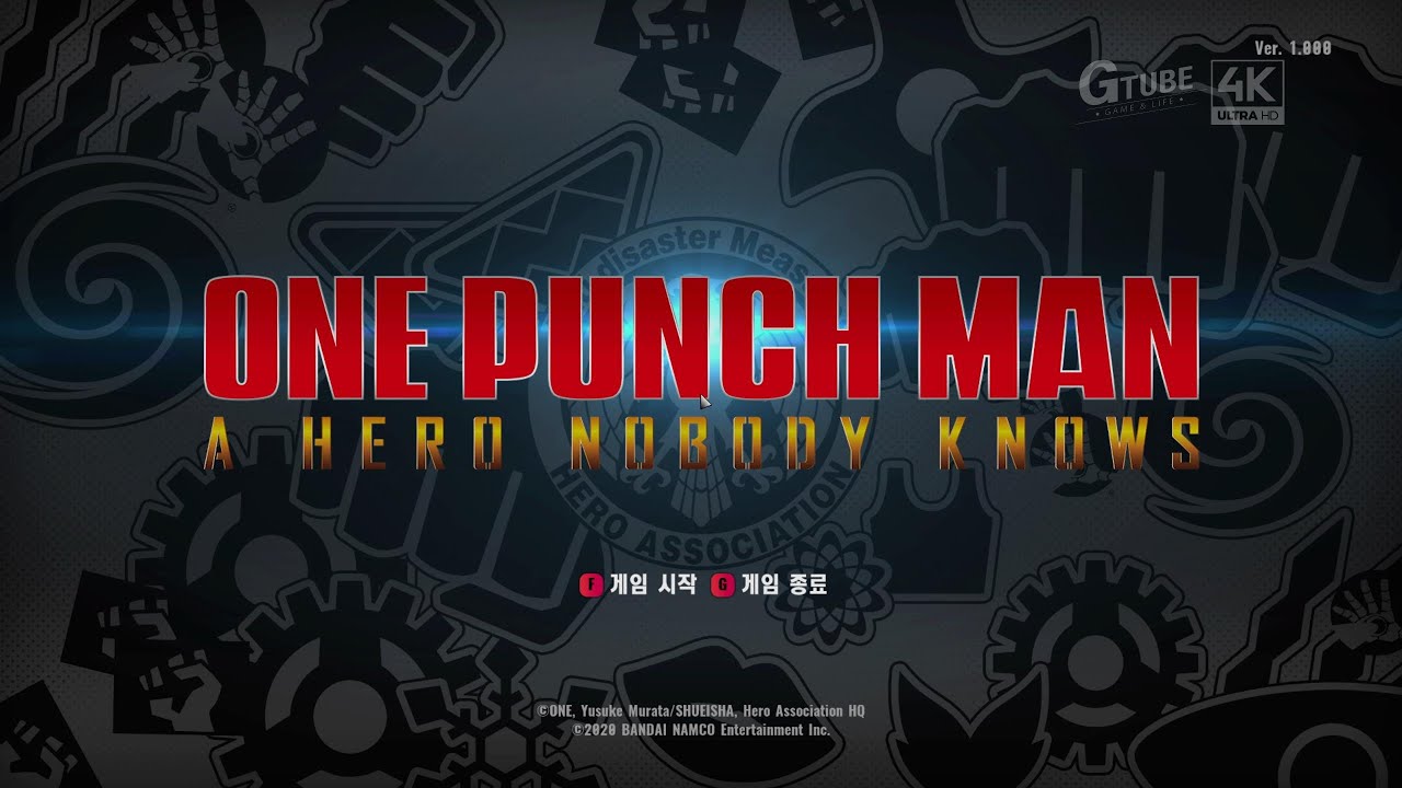 원펀맨 ONE PUNCH MAN A HERO NOBODY KNOWS - Game Play [정식한글판 게임플레이] - YouTube