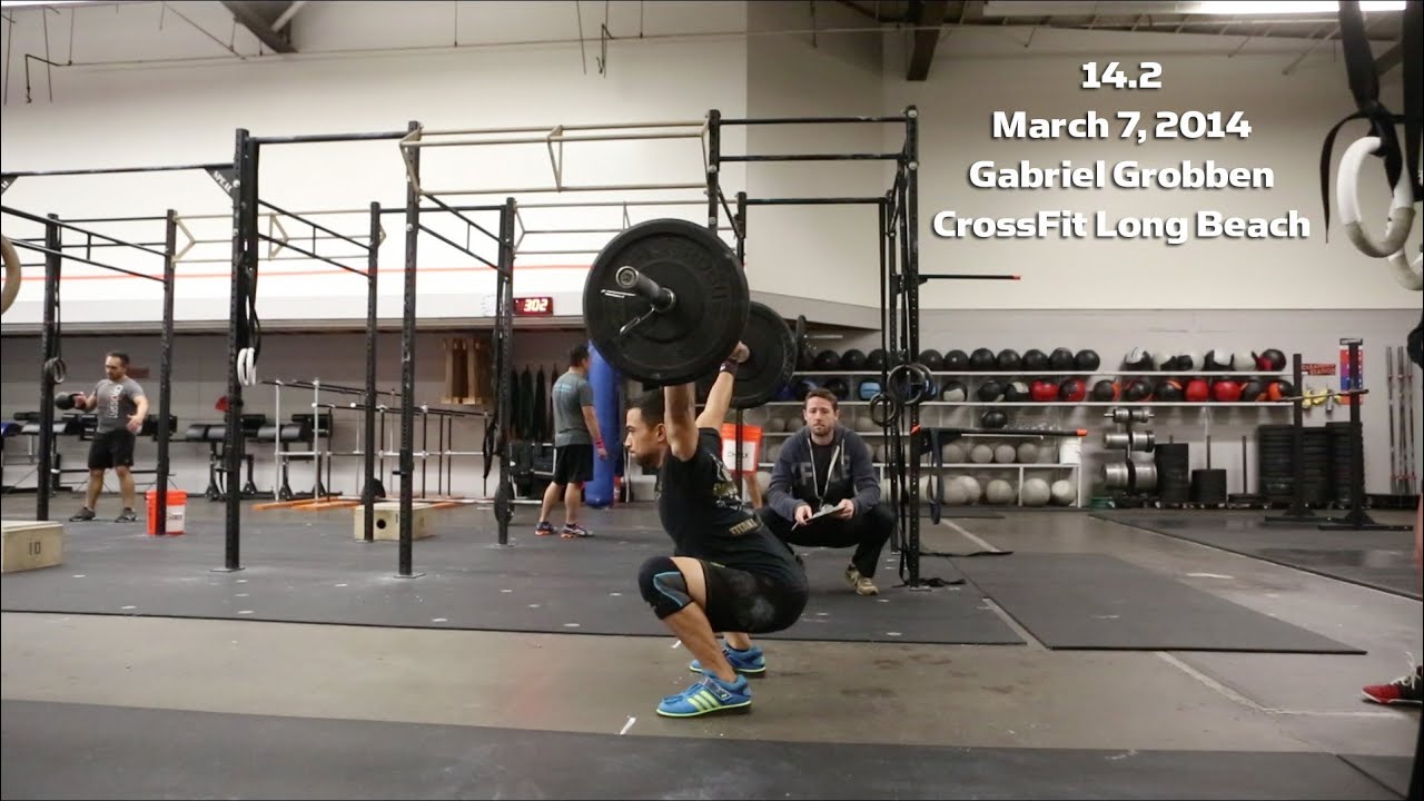 CrossFit Open 14.2 - Gabriel Grobben at CrossFit Long Beach - YouTube