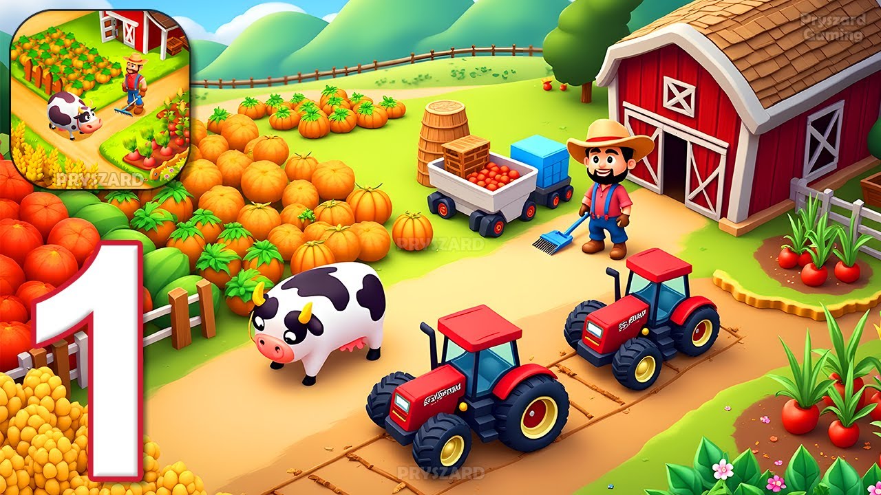 My Perfect Farm - Gameplay Walkthrough Part 1 - Build Your Dream Farm ...