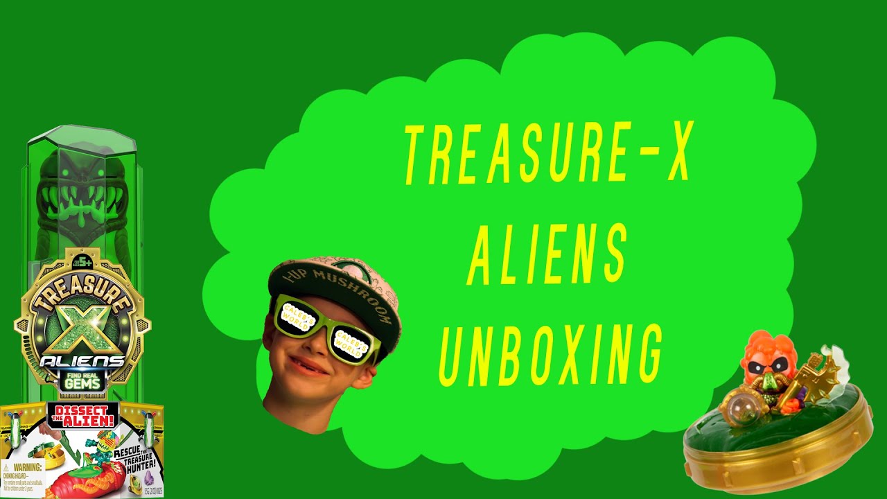 Treasure-X Aliens Unboxing! | Caleb's World - YouTube