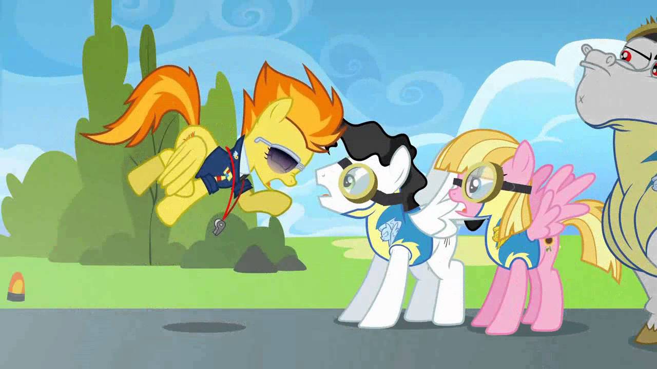 My Little Pony Wonderbolt Academy scene Fan scoring - YouTube