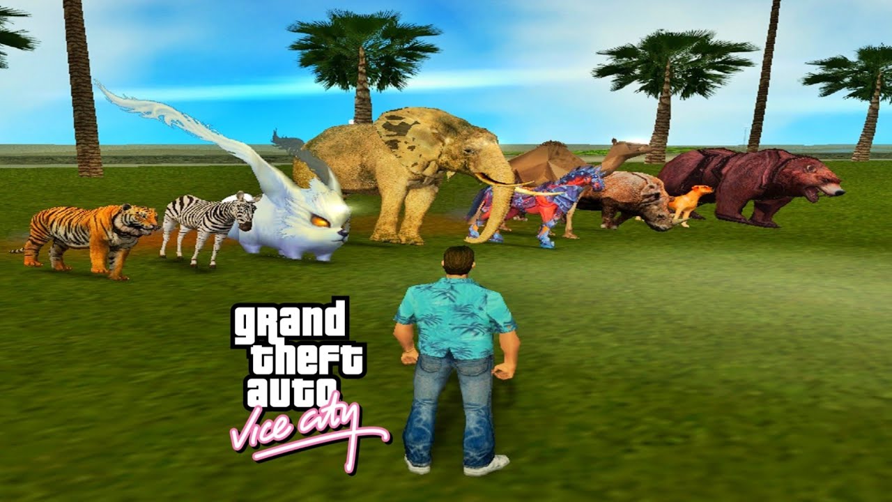 How to install animal mod in GTA Vice City |Vice City secret animal ...