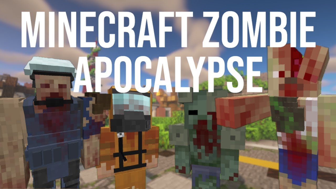 I made a Minecraft zombie apocalypse map - YouTube