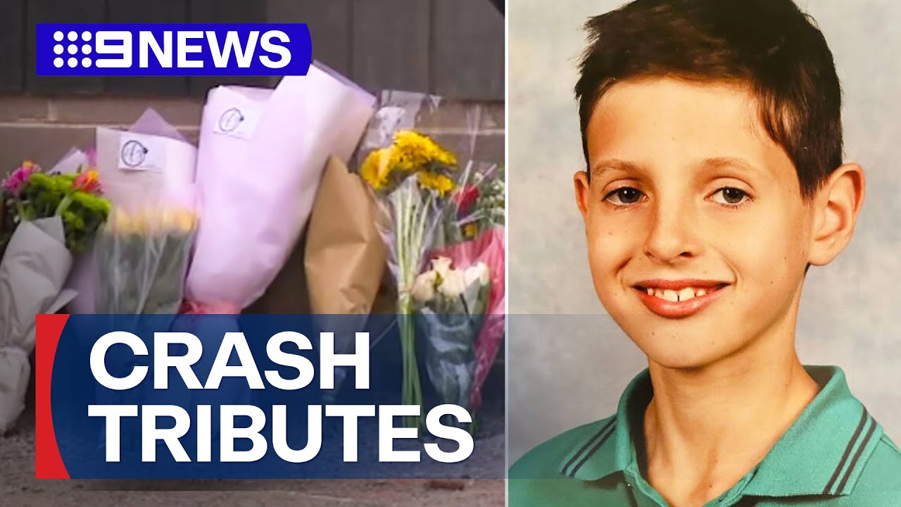 Tributes for young boy killed in Melbourne school crash | 9 News ...