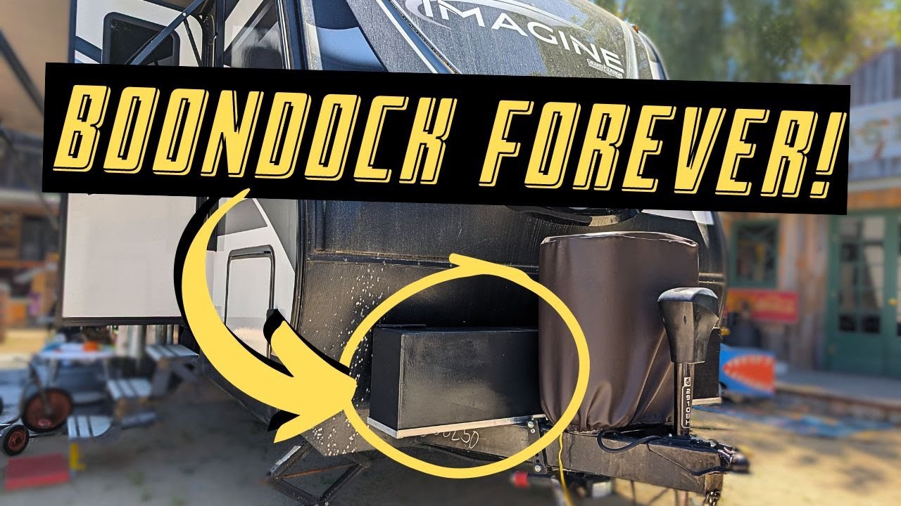 Boondocking Water Supply (Auxiliary RV Water Tank) - YouTube