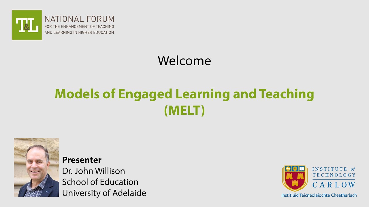 Models of Engaged Learning and Teaching - NF Seminar with Dr John ...