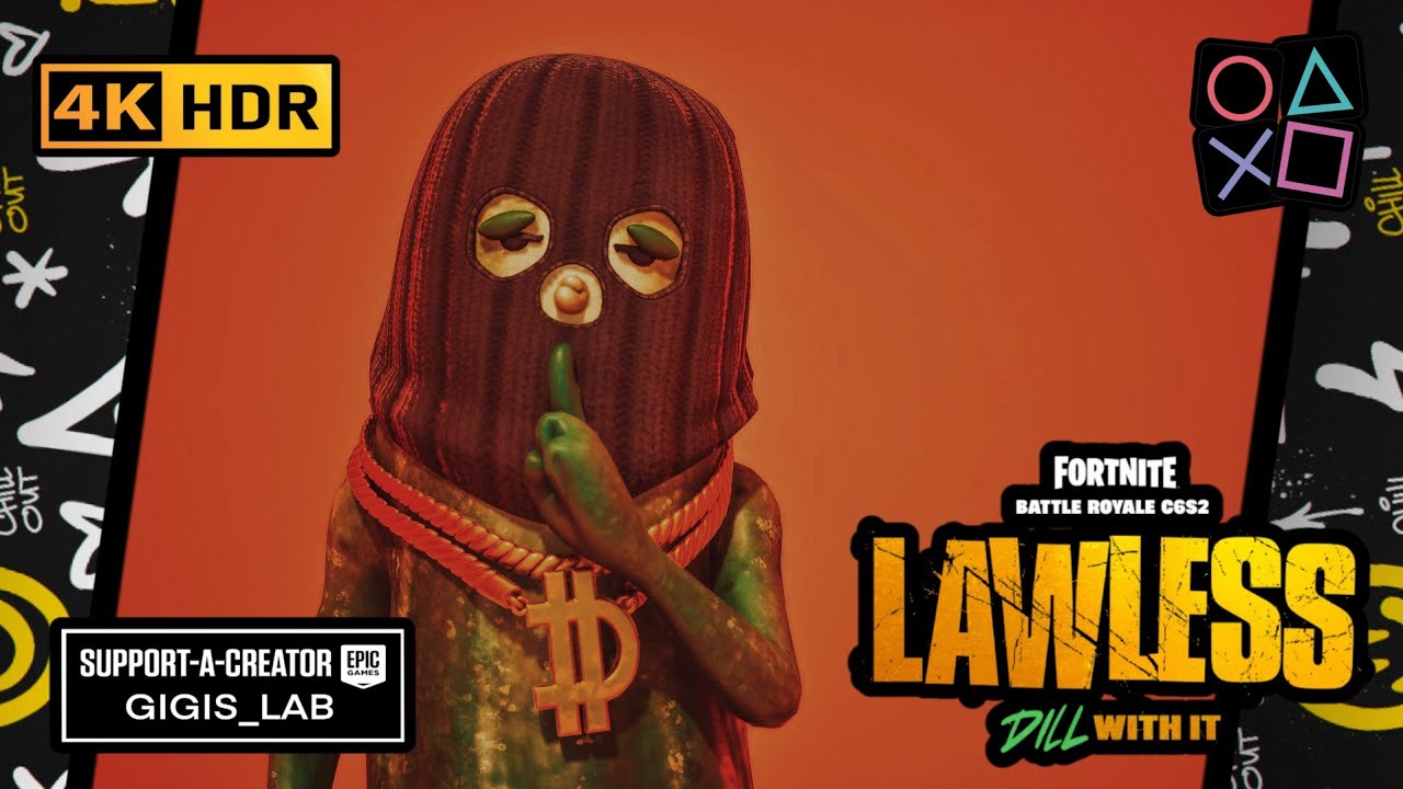 FORTNITE BIG DILL Skin Showcase Gameplay Review PS5 4K HDR - YouTube