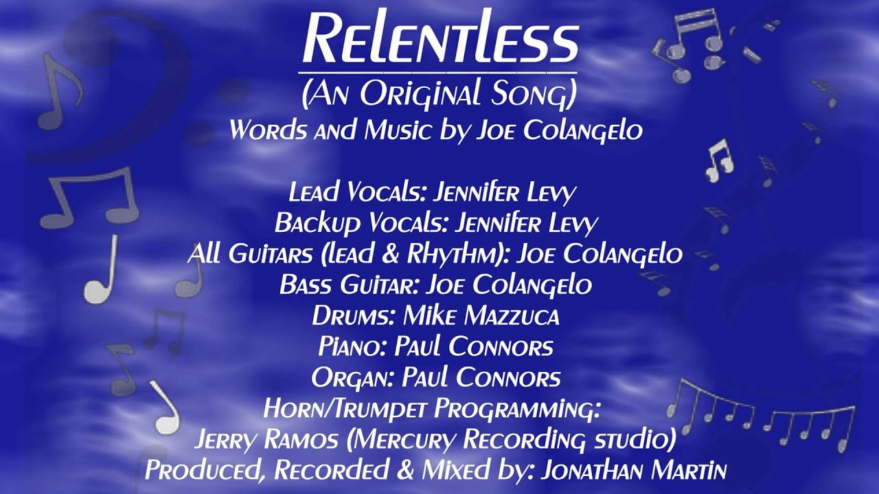 RELENTLESS (An Original Song) - YouTube