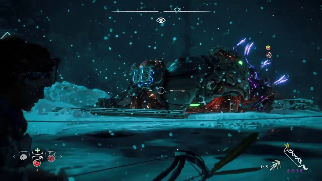 Horizon Zero Dawn - Daemonic Fireclaw take down - YouTube