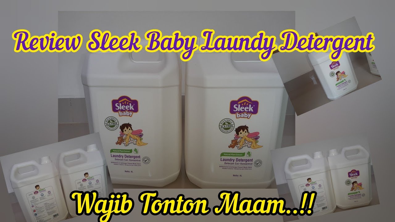 Review Sleek Baby Laundry Detergent..Sleek Deterjen Bayi, Deterjen Aman ...