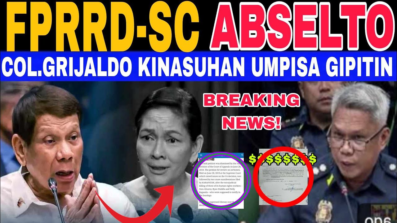 BREAKING NEWS PRRD PANALO sa KASO ng HUMAN RIGHTS FINAL ng SC #prrd# ...