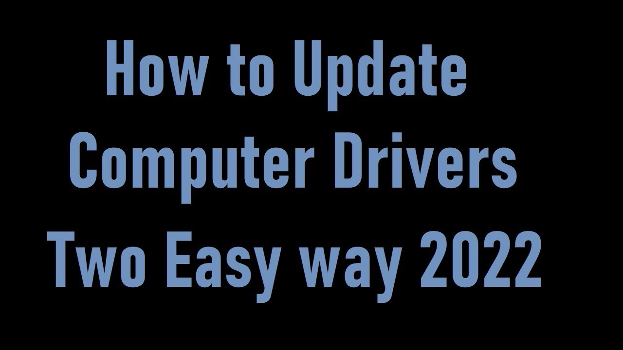 How to Update Computer Drivers in 2 Easy way in sinhala - YouTube