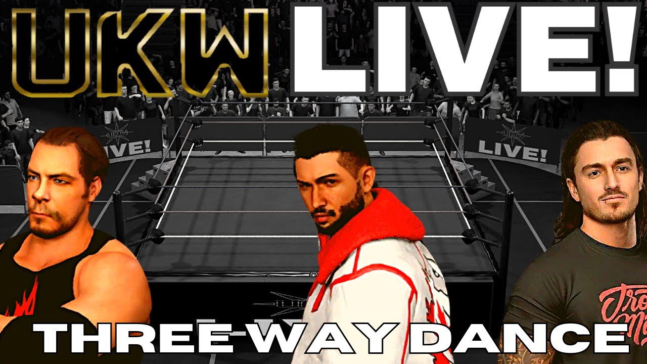 THREE WAY DANCE MAIN EVENT |WWE 2K23| CAW UNIVERSE MODE| UKW LIVE #2 ...