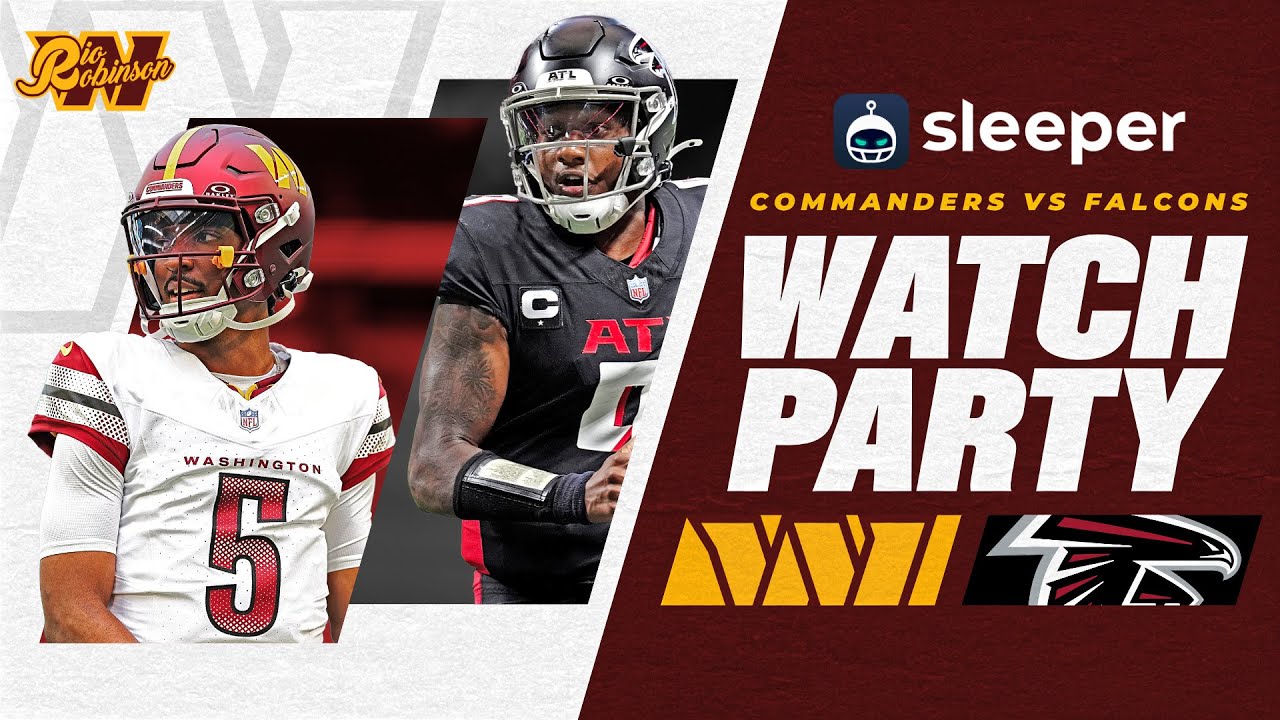Washington Commanders at Atlanta Falcons LIVE Watch Party & PLAY-by ...