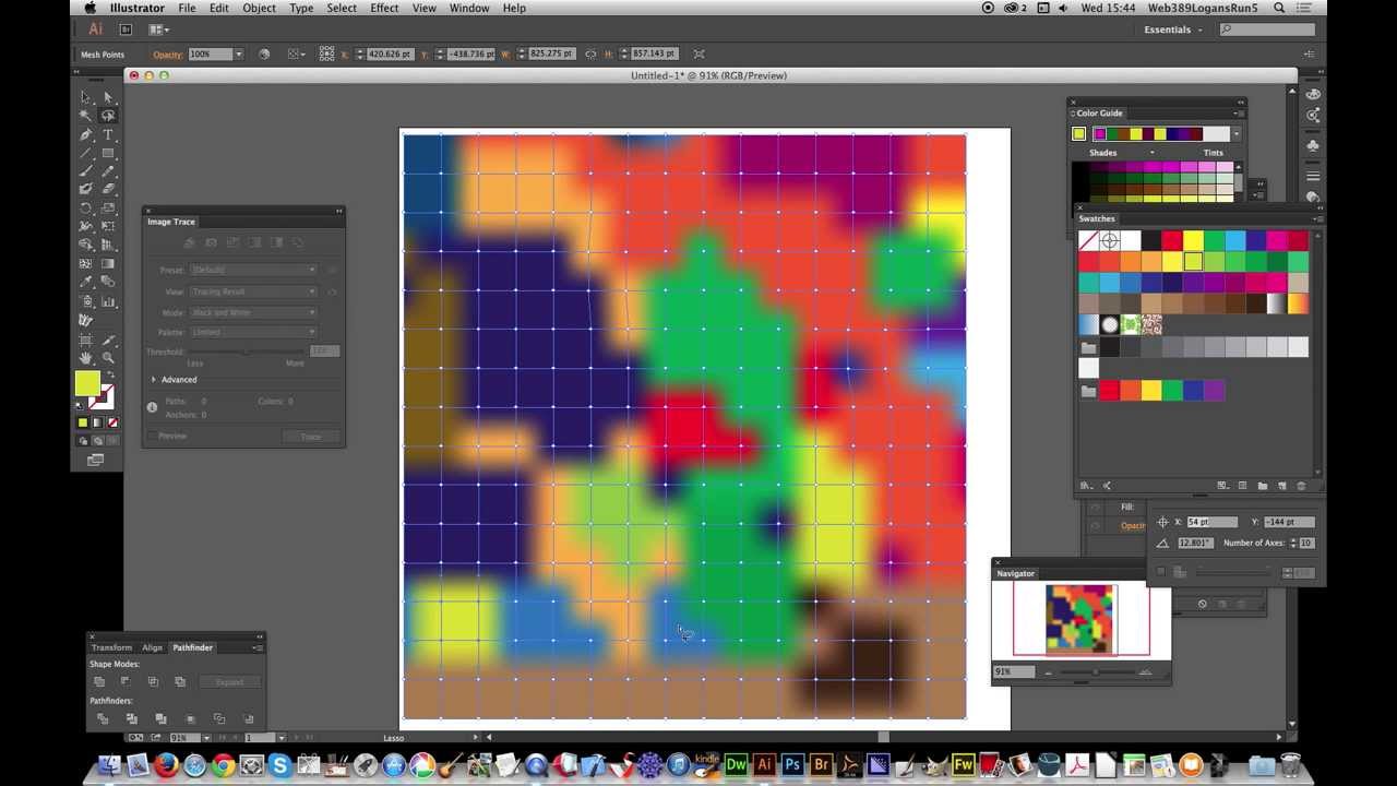 How To Create Heat Map Design Meshes In Illustrator - YouTube