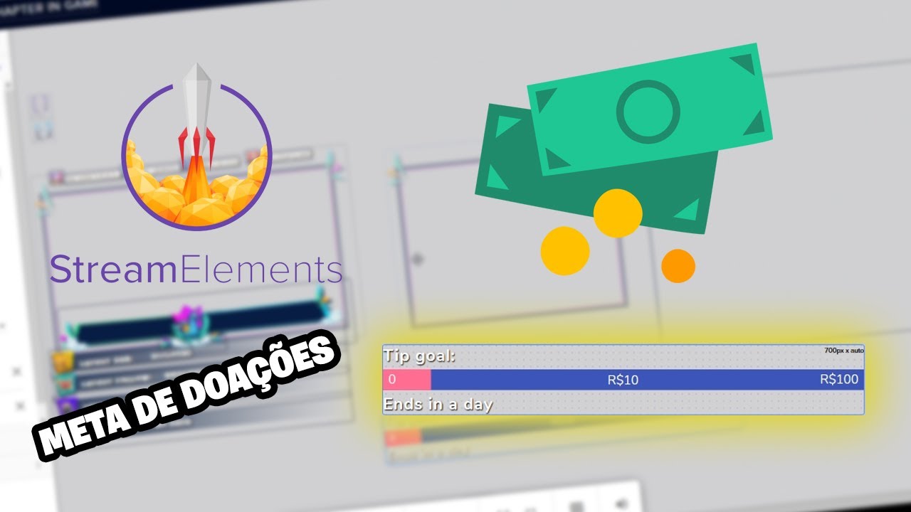 TUTORIAL DE META DE DOAÇÃO NO STREAMELEMENTS - YouTube