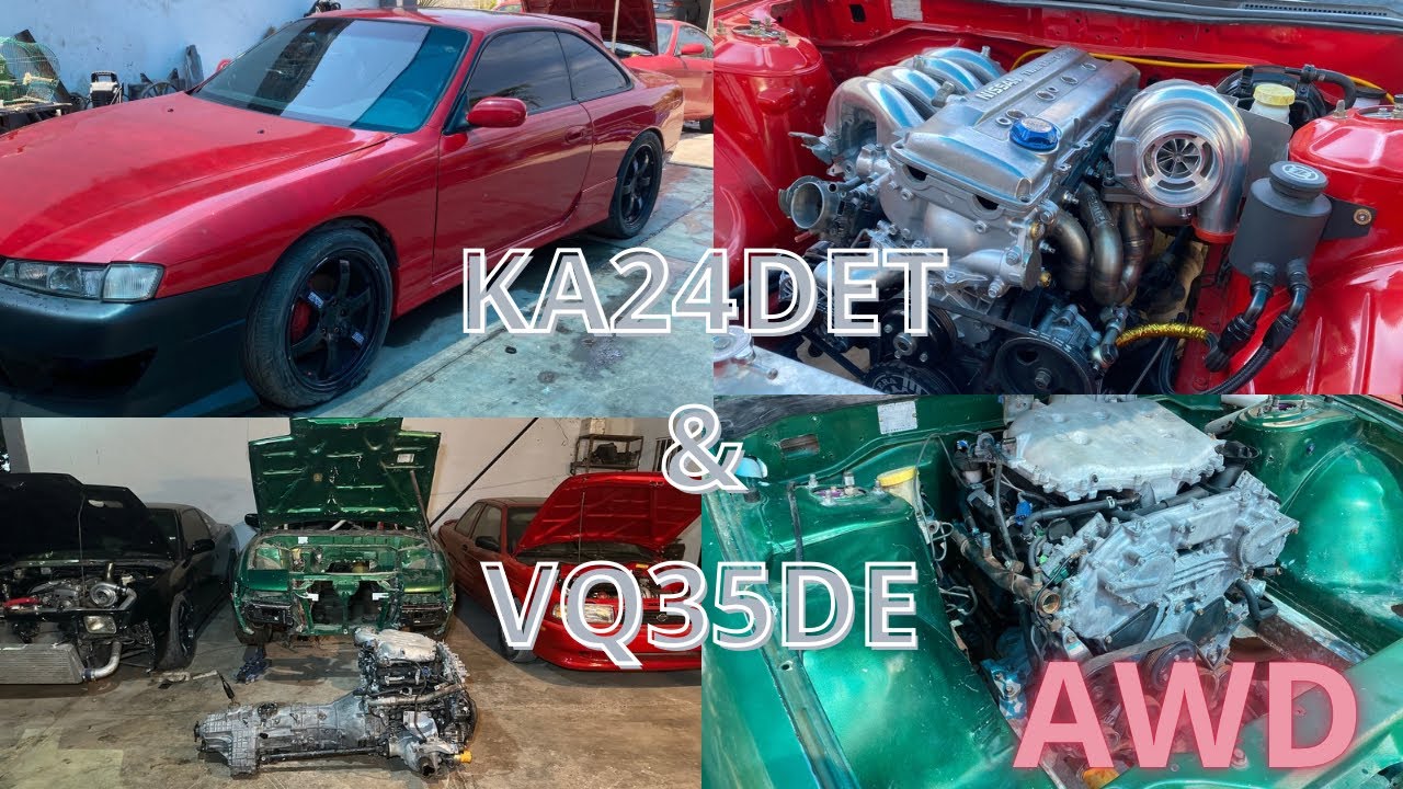 aguacate swap VQ35de AWD/ y armando s14 chacaloso😍 - YouTube