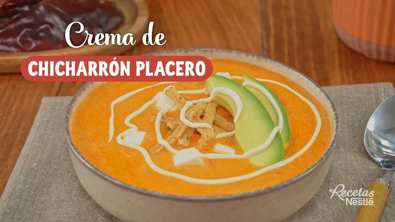 Crema de chicharrón placero - YouTube