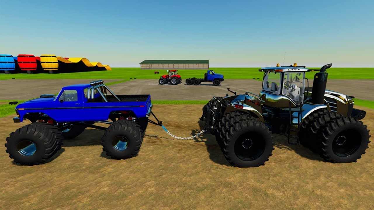 TRACTOR BATTLE - Farming Simulator 22 - YouTube
