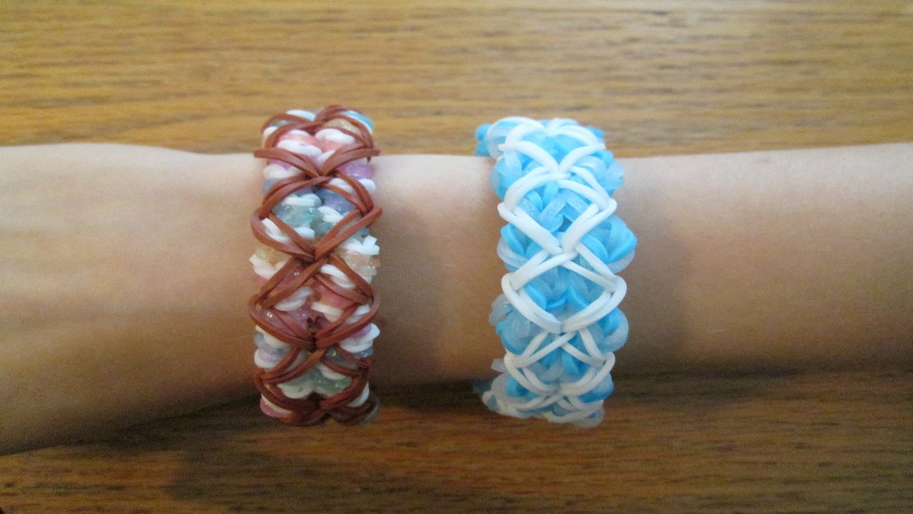 Rainbow Loom- Ana Bracelet (Original Design) - YouTube