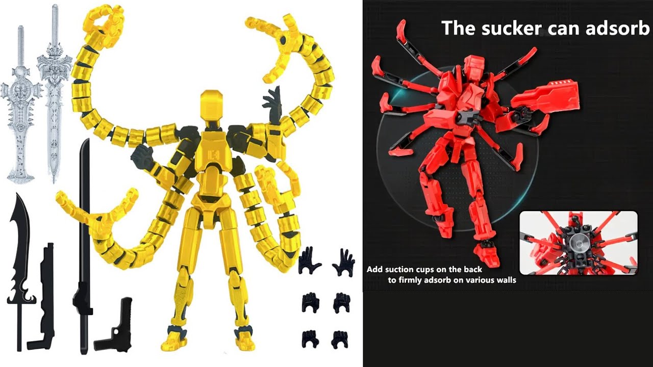 Dummy 13 Action Figure with Four Claws Vs Dummy 9 with spider legs ...