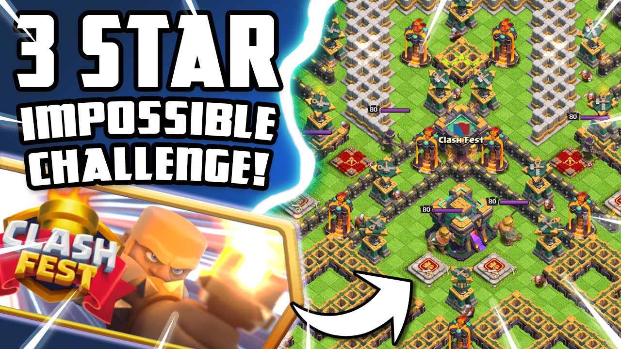 Use This EASY Strategy To 3 STAR THE IMPOSSIBLE CHALLENGE!!! (Clash Fest) - YouTube