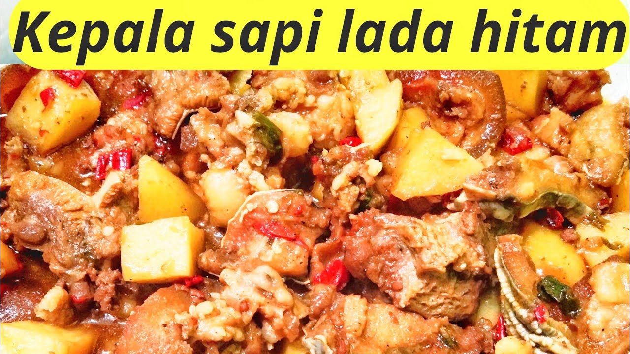 cara memasak daging kepala sapi lada Hitam agar empuk @cilokbangjun ...