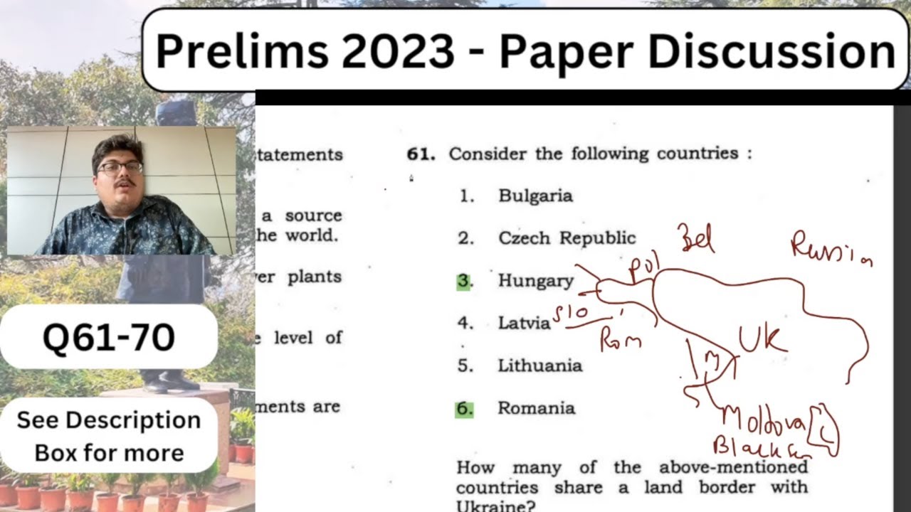 [Q61-70] Prelims 2023 Video Solution | UPSC Prelims 2023 Answer Key # ...