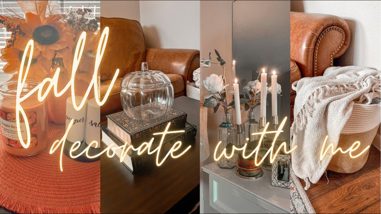 FALL DECORATE WITH ME | 2021 - YouTube