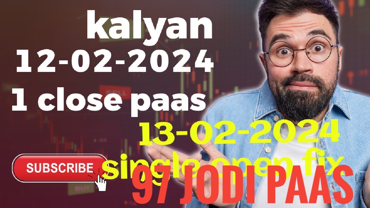 Ashwan kalyan 13-02-2024 single ank only open | kalyan fix number trick ...