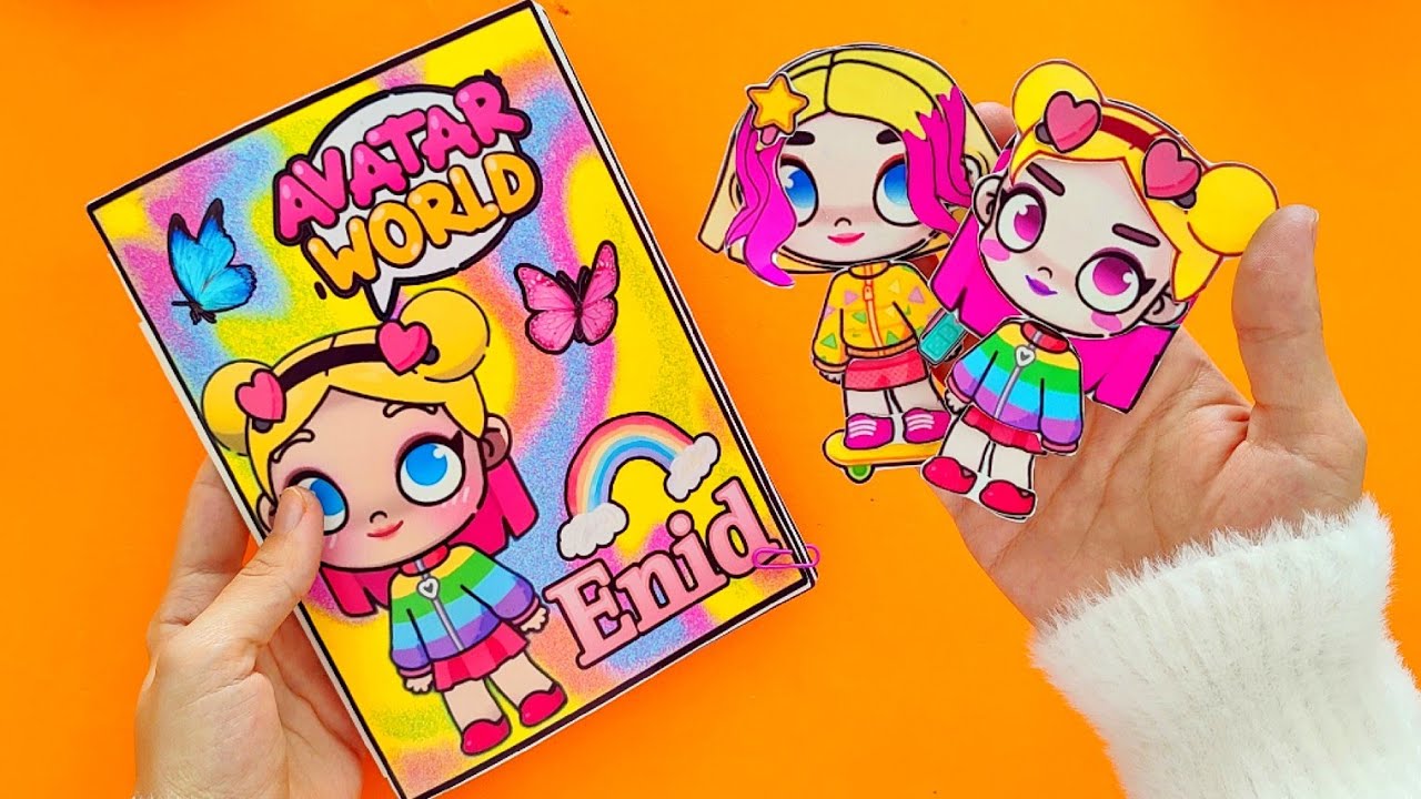 ENİD's Paper Home DIY Avatar World Sticker Book / Paper Dolls Outfit # ...